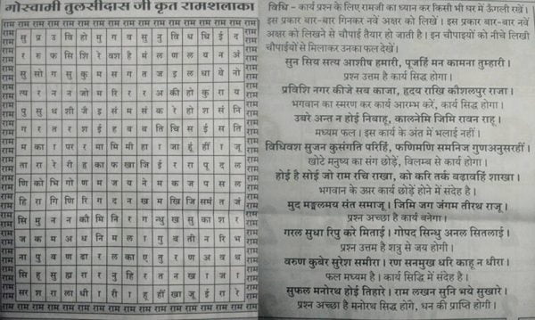 Shri Ram Shalaka Prashnavali की 9 चौपाइयाँ और उनके अर्थ